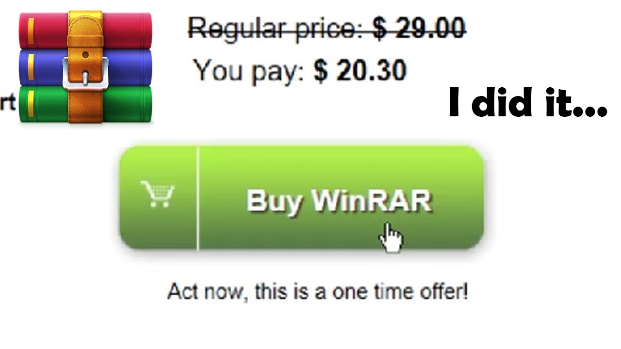 paying for winrar - YouTube