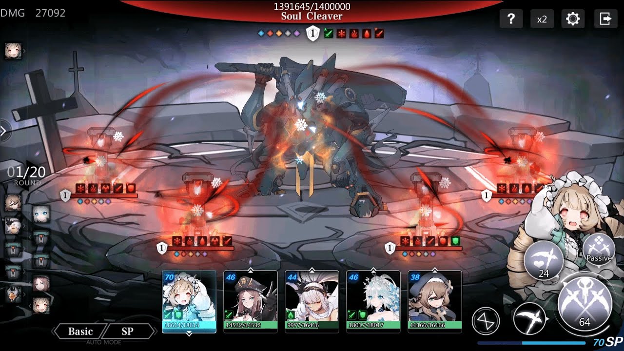 Soul Tide Overlord Lv18 Soul Cleaver Freesia (9 turns) - YouTube
