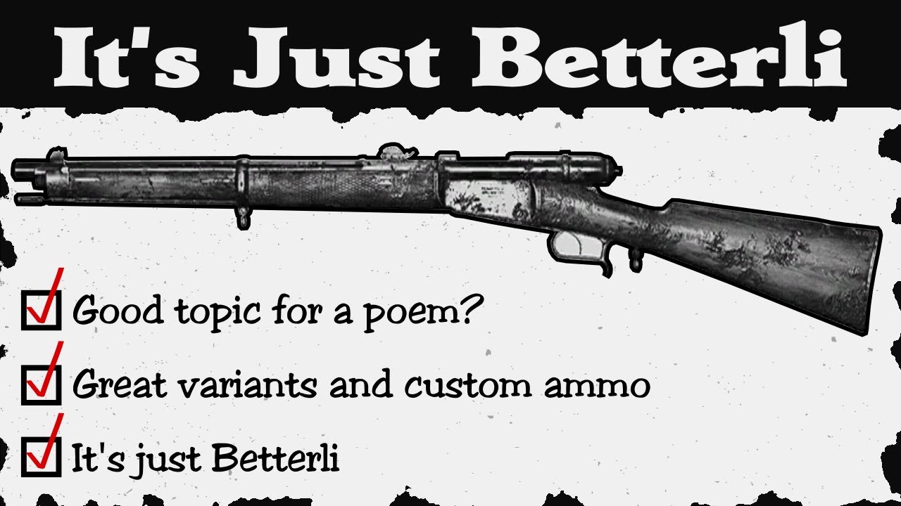 The Vetterli is the Best Medium Ammo - YouTube