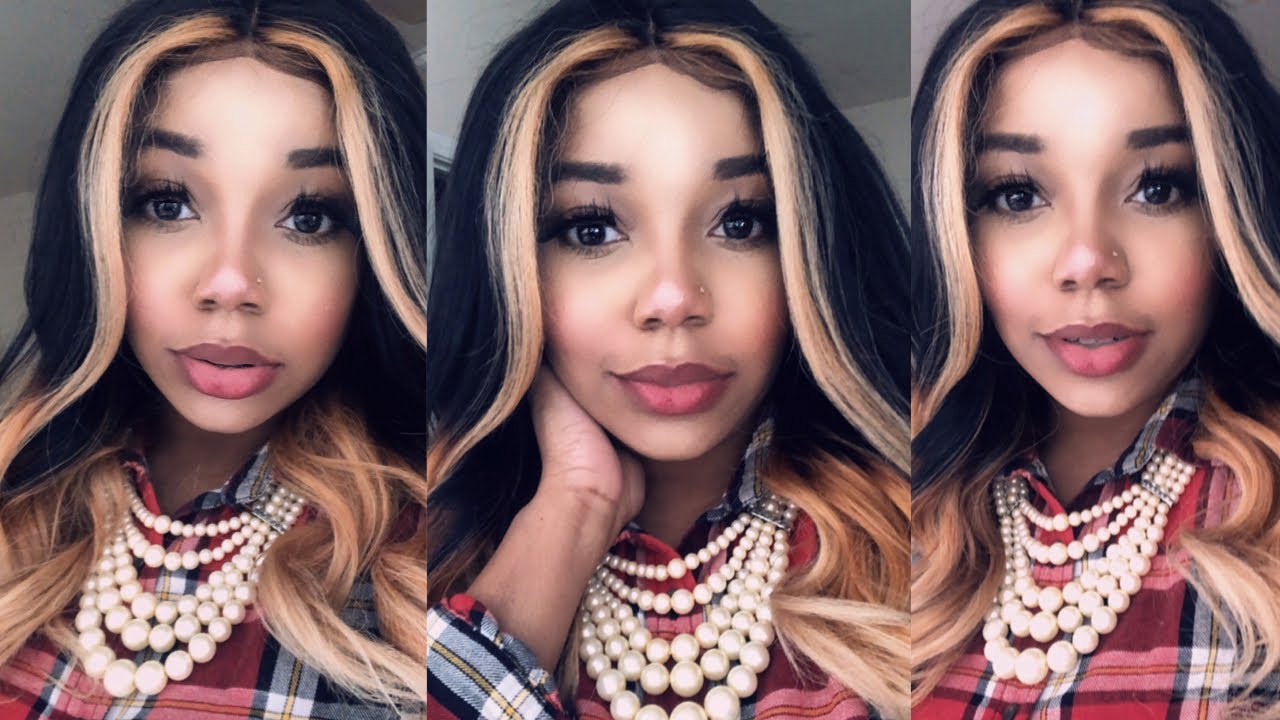 How to Blonde Patch With Ombré/ Frontal Install | Ft. Julia Hair| - YouTube
