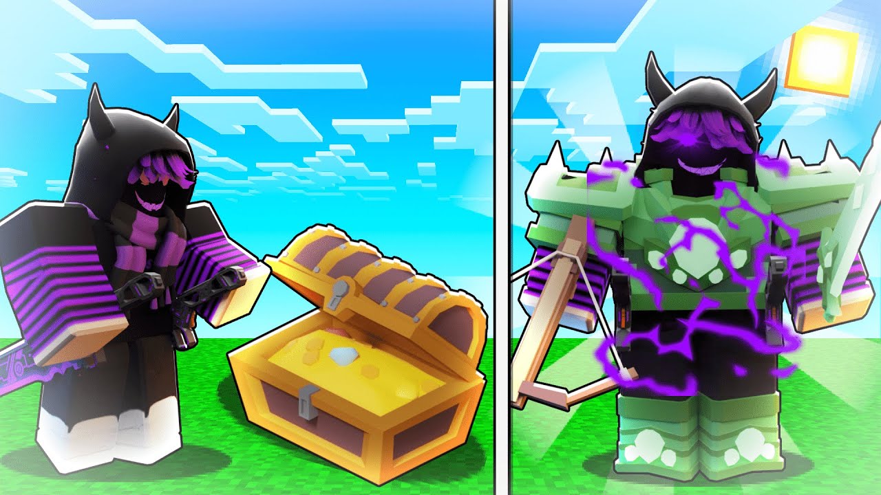 I Got The RAREST LOOT from 1 TREASURE CHEST... (ROBLOX Bedwars) - YouTube