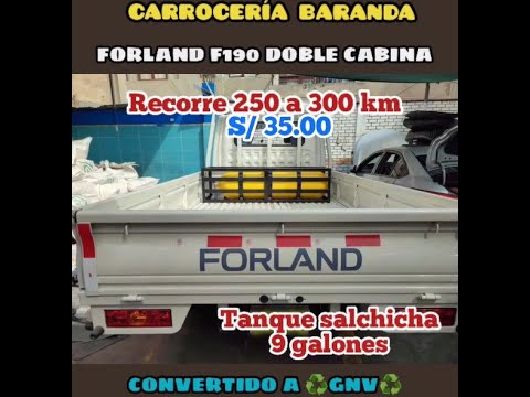 FORLAND F190 DOBLE CABINA A GNV - YouTube