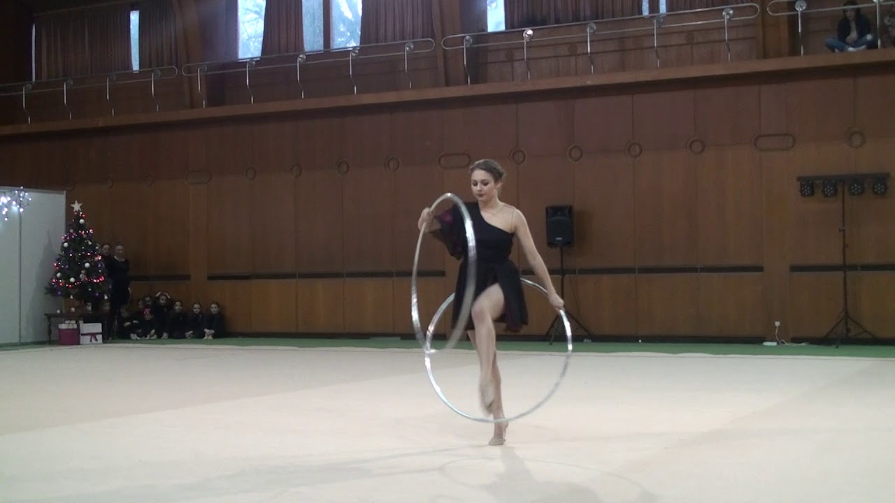 Alexandra Bock CSM Arad Gala Gimnasticii Ritmice 17 December 2017 - YouTube