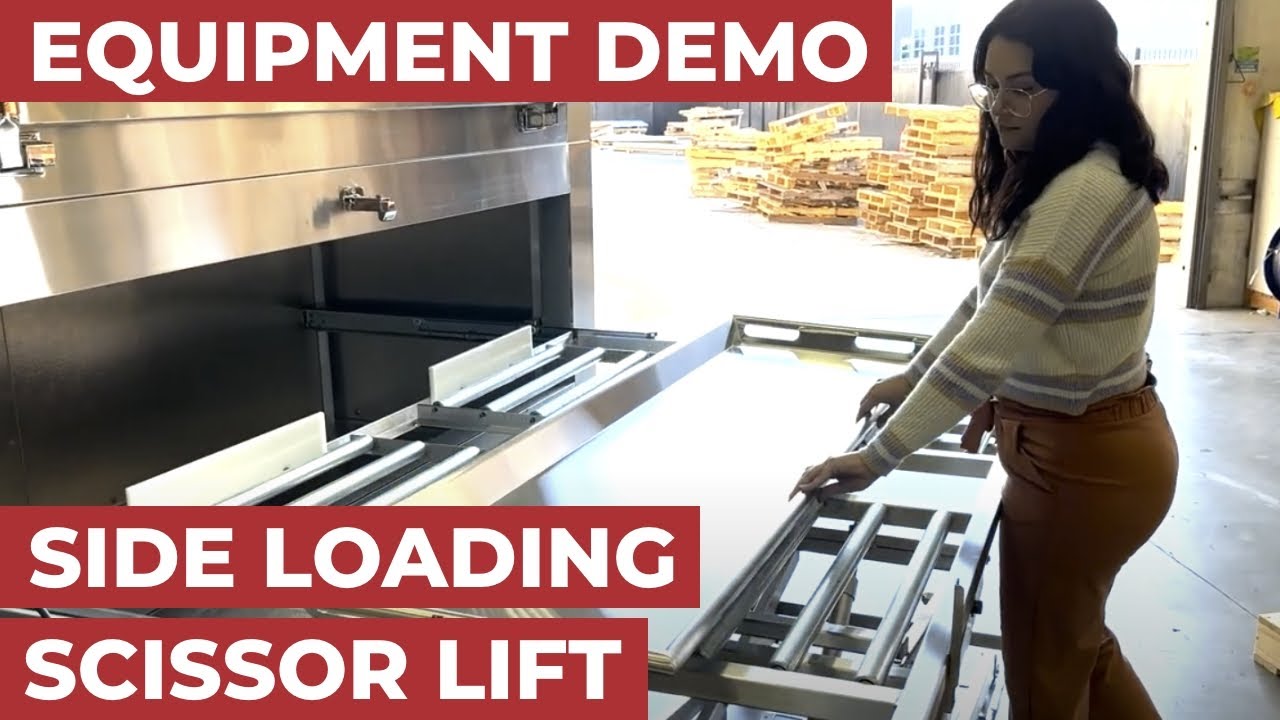 Equipment Demo Side Loading Scissor Lift - YouTube