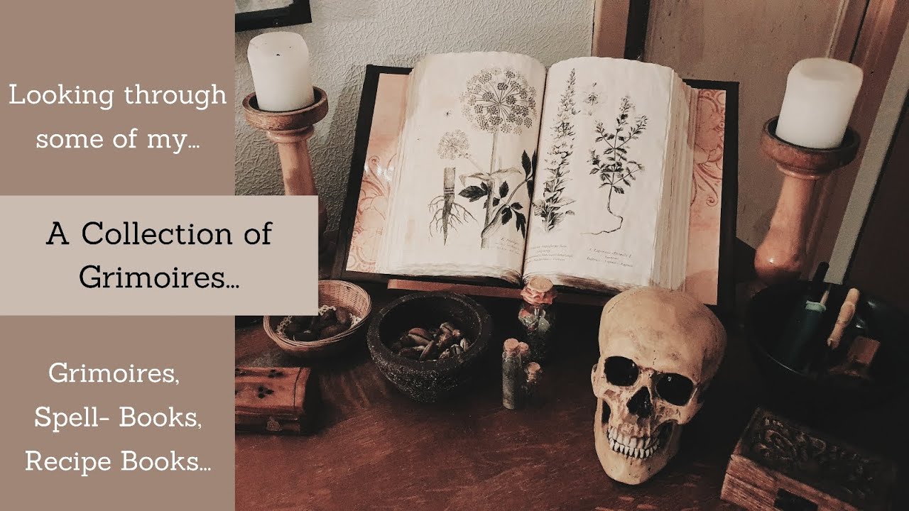A Collection of Grimoires... Looking through some of my Grimoires, Spell Books and Recipe Books ...