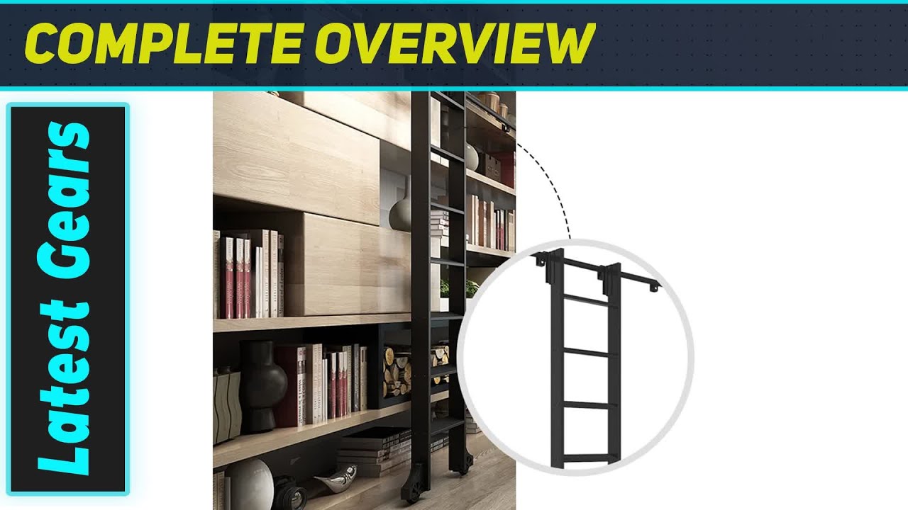 Amazing Sliding Barn Door Ladder Kit! Space-Saving & Stylish - YouTube