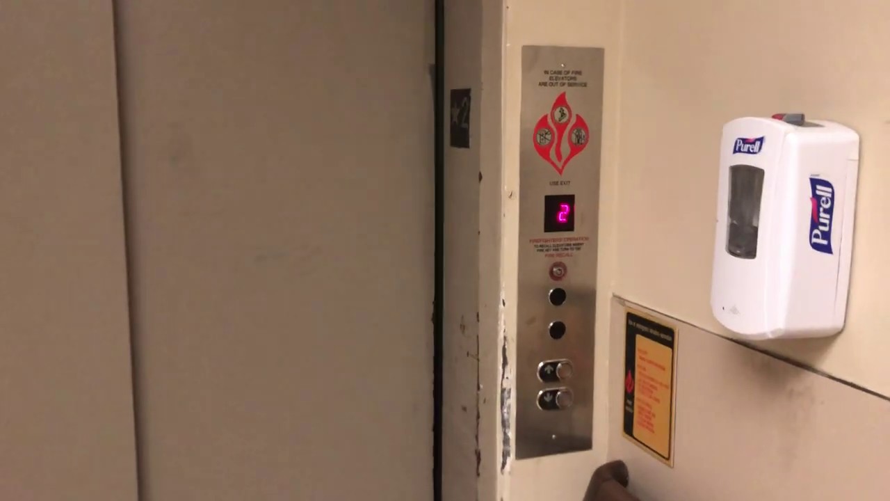 Slow Otis/Schindler Miconic TX "Restricted" elevator 3 - UPMC Mercy ...