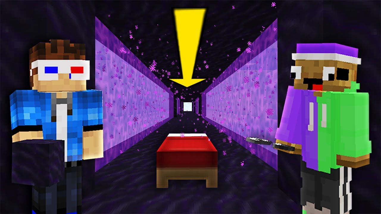 The NETHER PORTAL Tunnel Bridge in Bedwars - YouTube