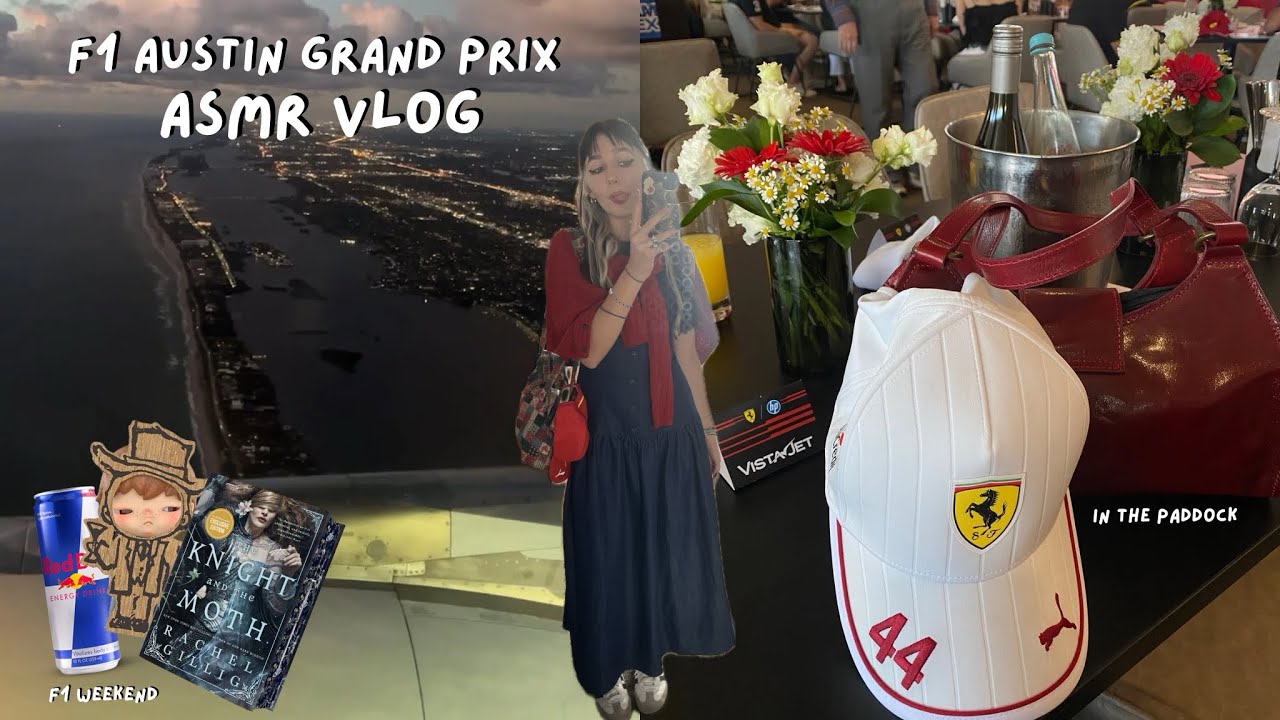 ASMR VLOG | F1 Austin Grand Prix Weekend (williams racing popup, in the ...