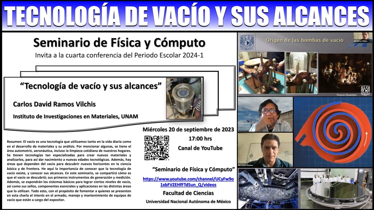 Tecnología de vacío y sus alcances (Carlos David Ramos Vilchis) - YouTube