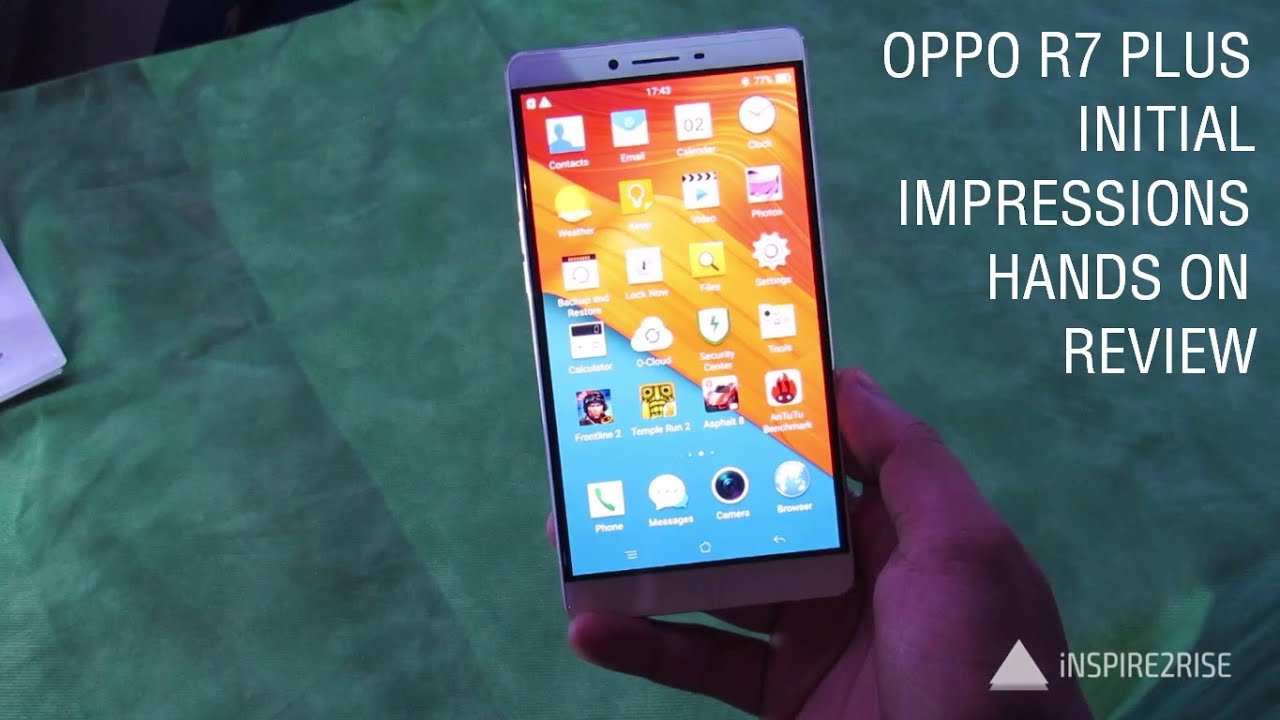 Oppo R7 plus review initial impressions, hands on - YouTube