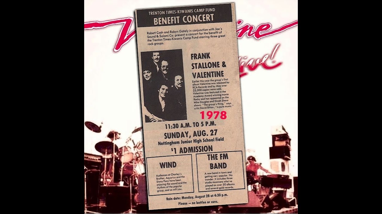 Frank Stallone and Valentine Live 1978 - YouTube