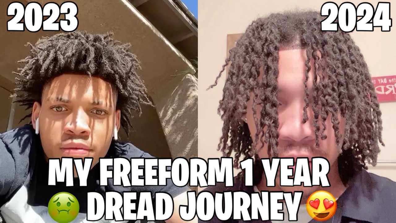My FreeForm 1 Year Transformation Dread Journey 2024 - YouTube