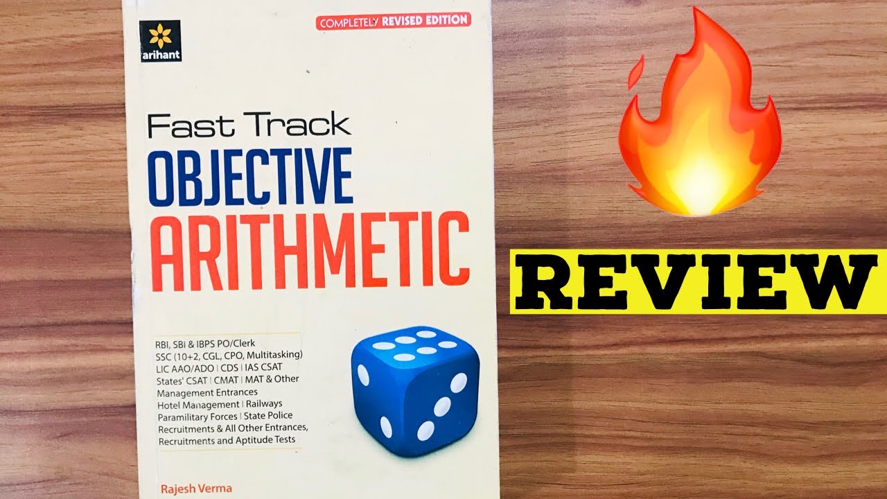 🔥🔥🔥Review Fast Track OBJECTIVE ARITHMETIC Latest Edition Book - YouTube