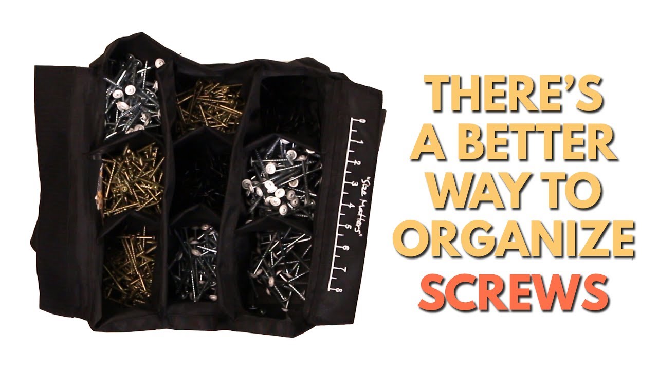 Organized and Portable Screw Storage - Quick Tips from Tiff #2 - YouTube