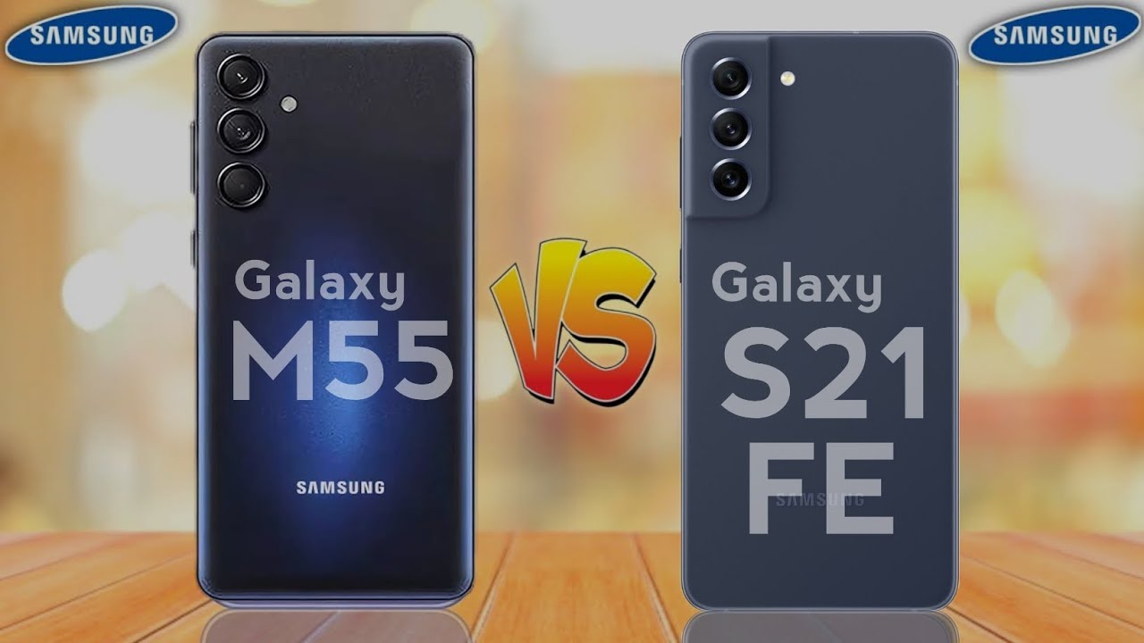 Samsung Galaxy M55 vs Samsung Galaxy S21 FE - YouTube