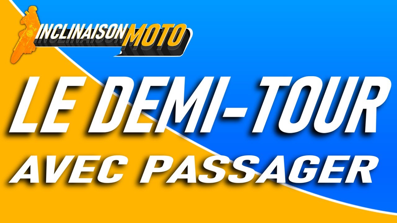 je vous explique le demi-tour avec et sans passager. - YouTube