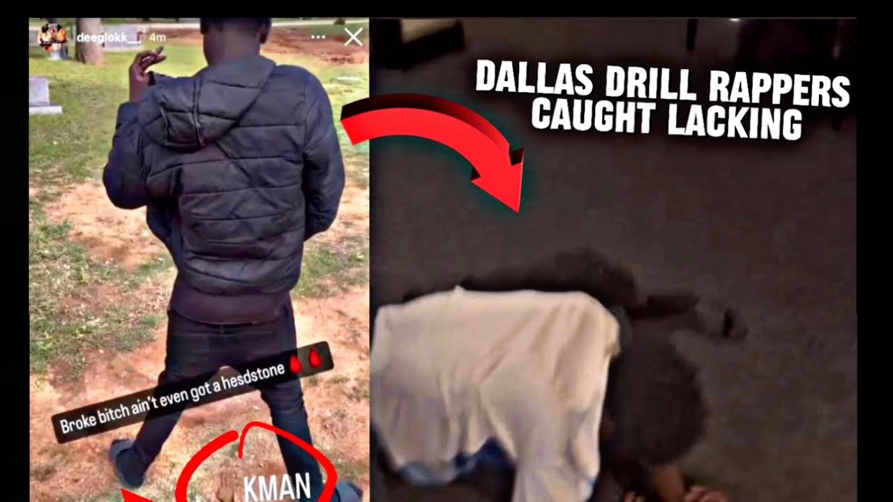 Dallas Drill Rappers Caught Lacking (DeeGlokk, ThukaDee & More) - YouTube