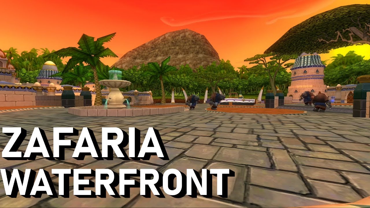 Wizard101 OST: Zafaria - Waterfront - YouTube