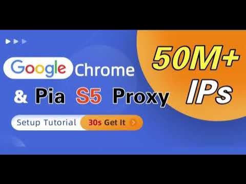 Google Chrome Proxy Setting Pia S5 Tutorial Guide! 3s to get IP port fast connection #ips # ...