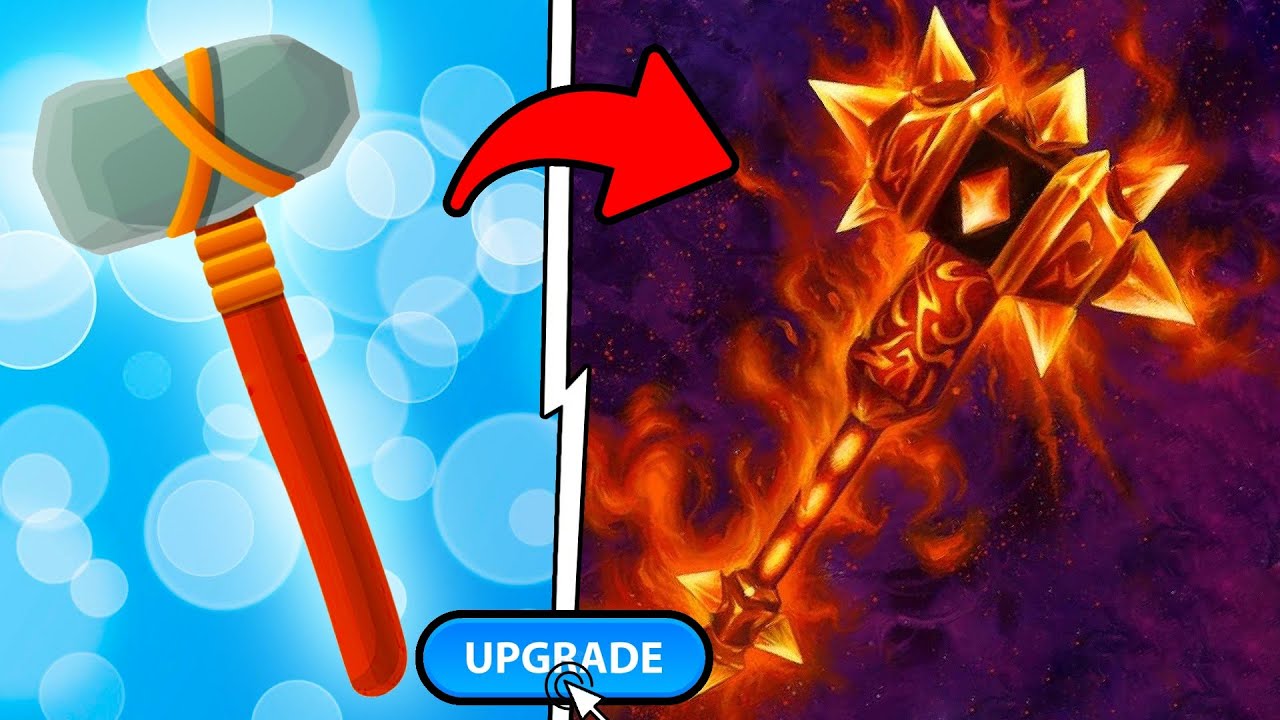 Upgrading Basic Hammer To A Godly Hammer To Break All Walls In 1 Hit In ...