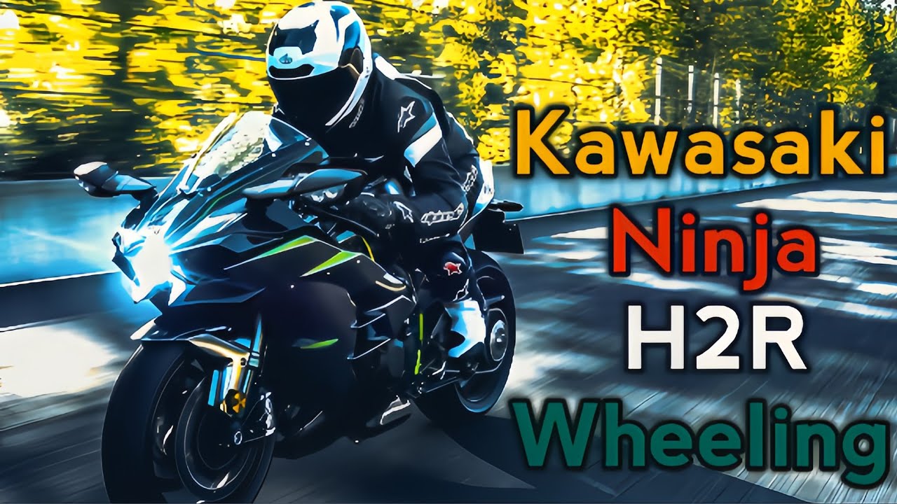 Kawasaki Ninja H2R Wheeling 😯 - YouTube