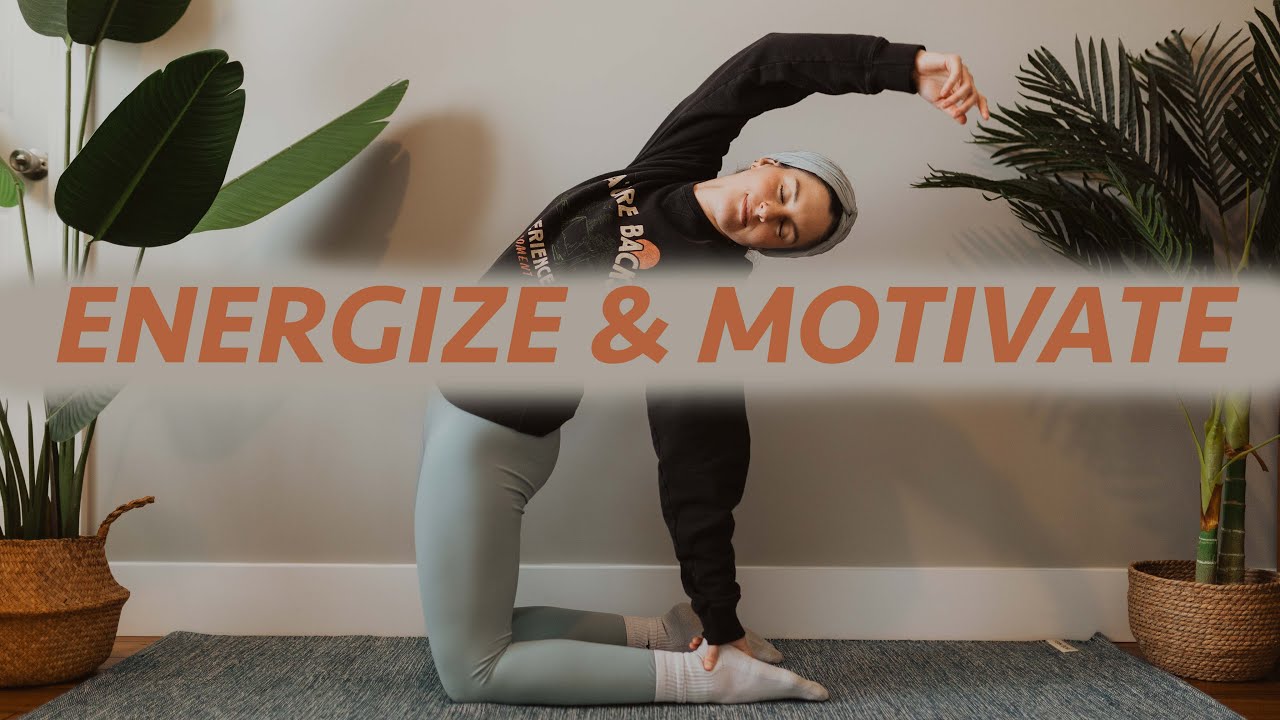 20 Minute Energizing Yoga for Motivation & Moving Forward | Trauma ...