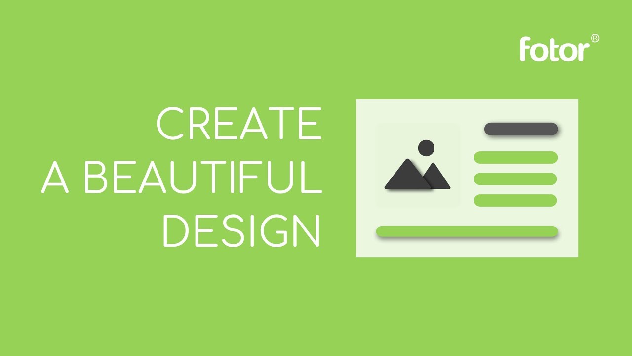 How To Create Beautiful Graphics With Fotor (2018 update) - YouTube