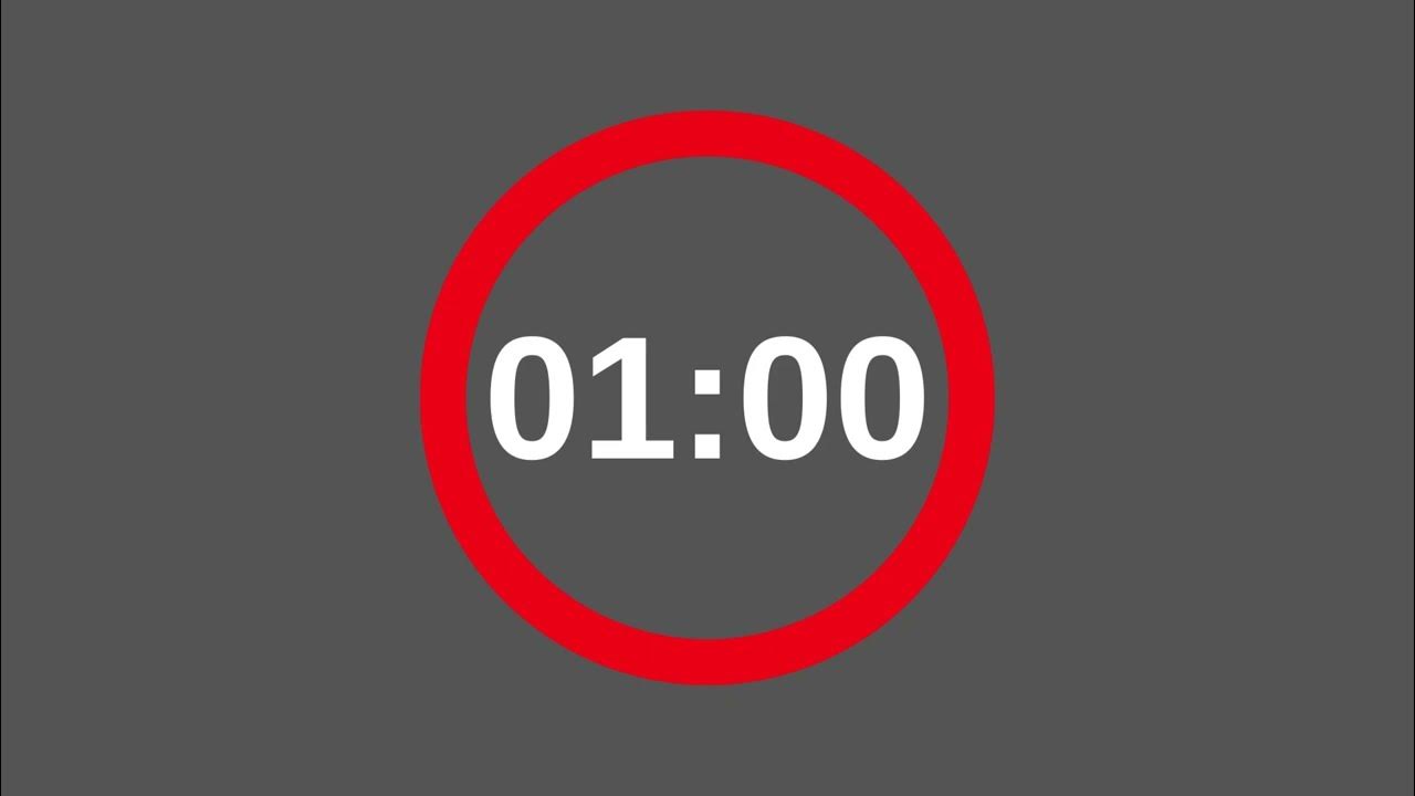 1 minute timer - Temporizador 1 minuto. - YouTube
