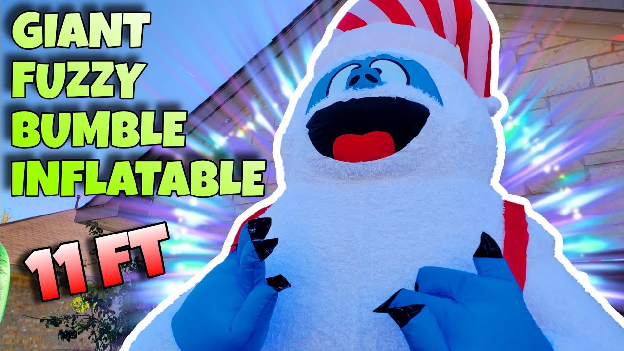 This Bumble Christmas inflatable was a STEAL! CLEARANCE Christmas Blow ...