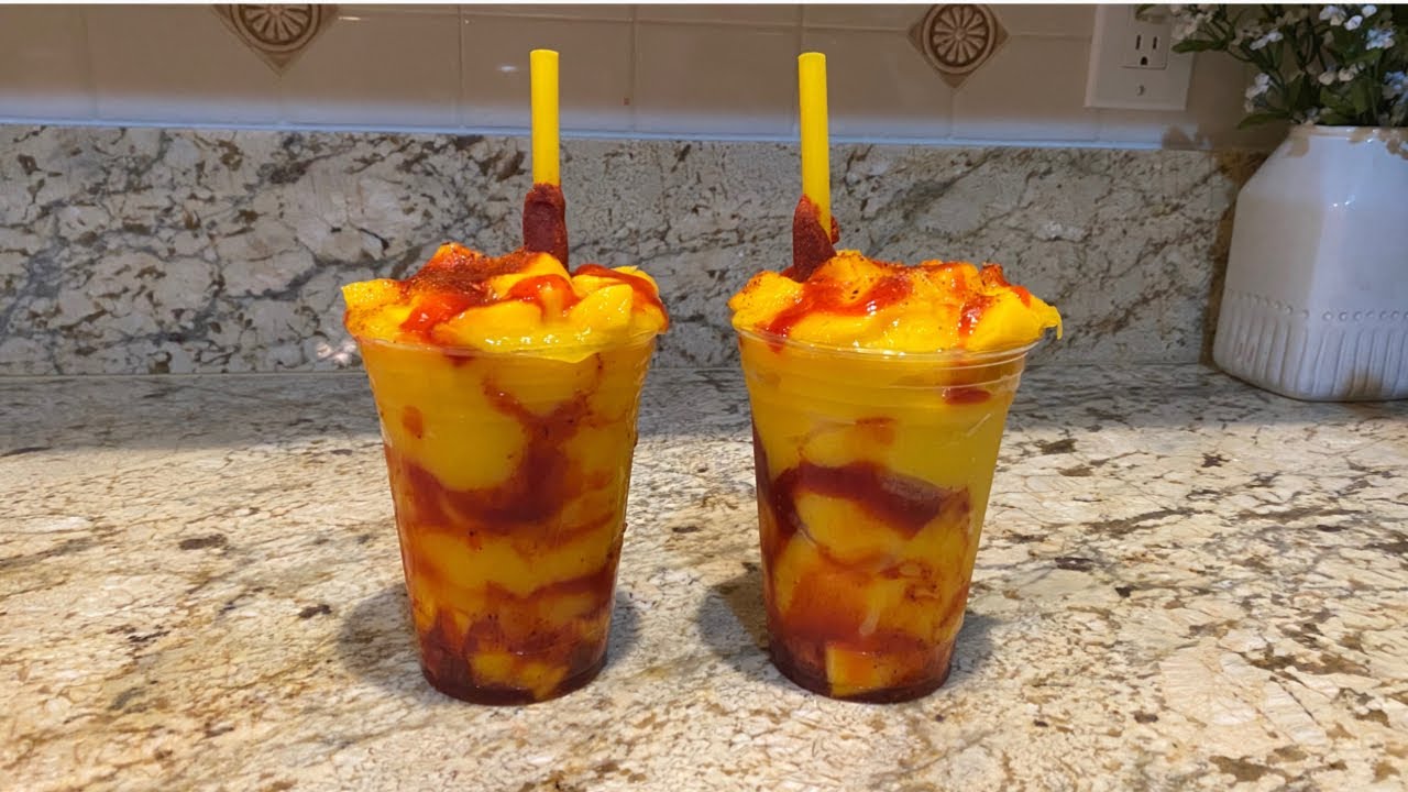 COMO HACER UNAS DELICIOSAS MANGONADAS 🥭🥭 - YouTube