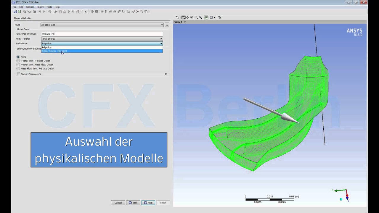 CFX Berlin-Video: Auslegung und CFD-Berechnung Radialverdichter mit ...