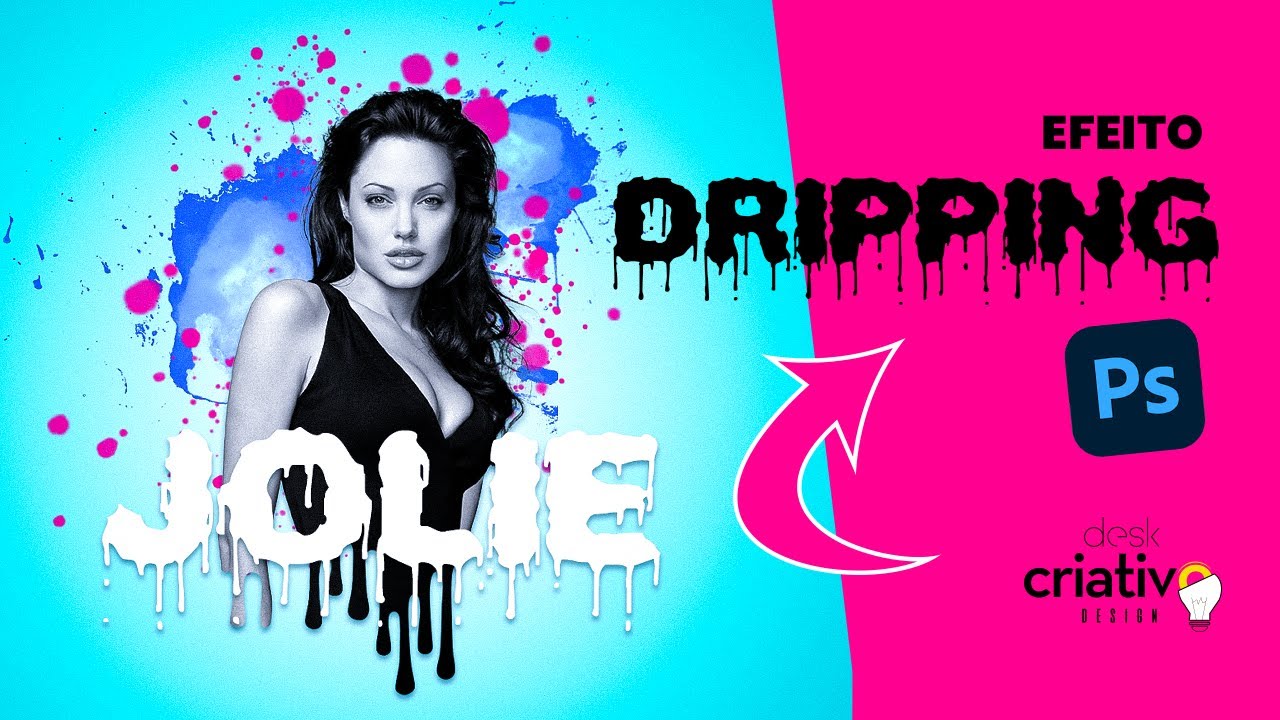 Como fazer efeito PINTURA ESCORRIDA ( DRIPPING EFFECT ) no Photoshop ...