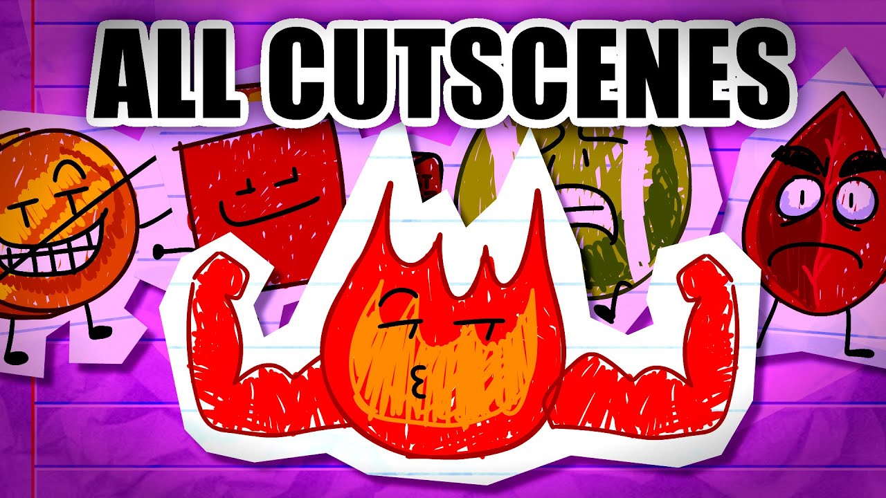 ALL CUTSCENES - One Night at Firey's: AGAIN - YouTube