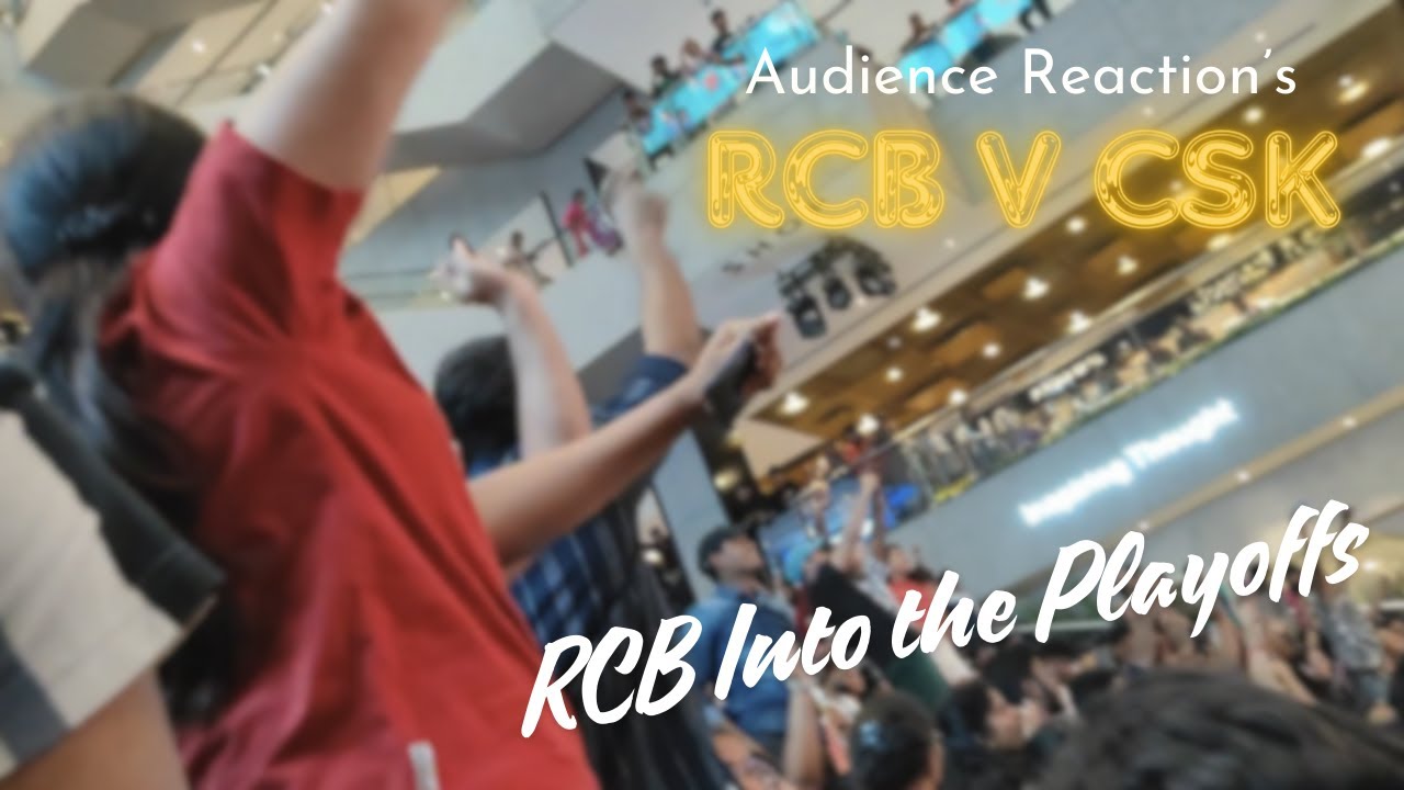RCB VS CSK | Audience Reaction in Nexus Shantiniketan | Spotlights of ...