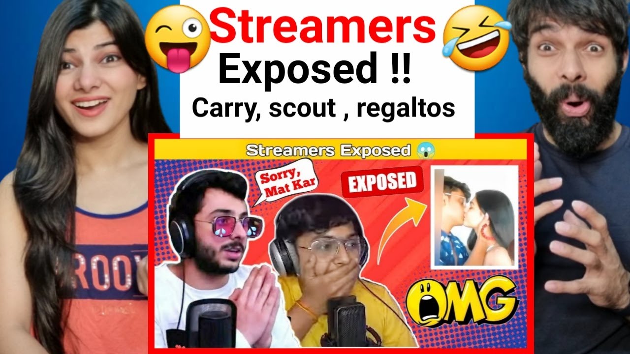 Streamers Exposed On Live Stream And Their Reaction | Carryislive ...