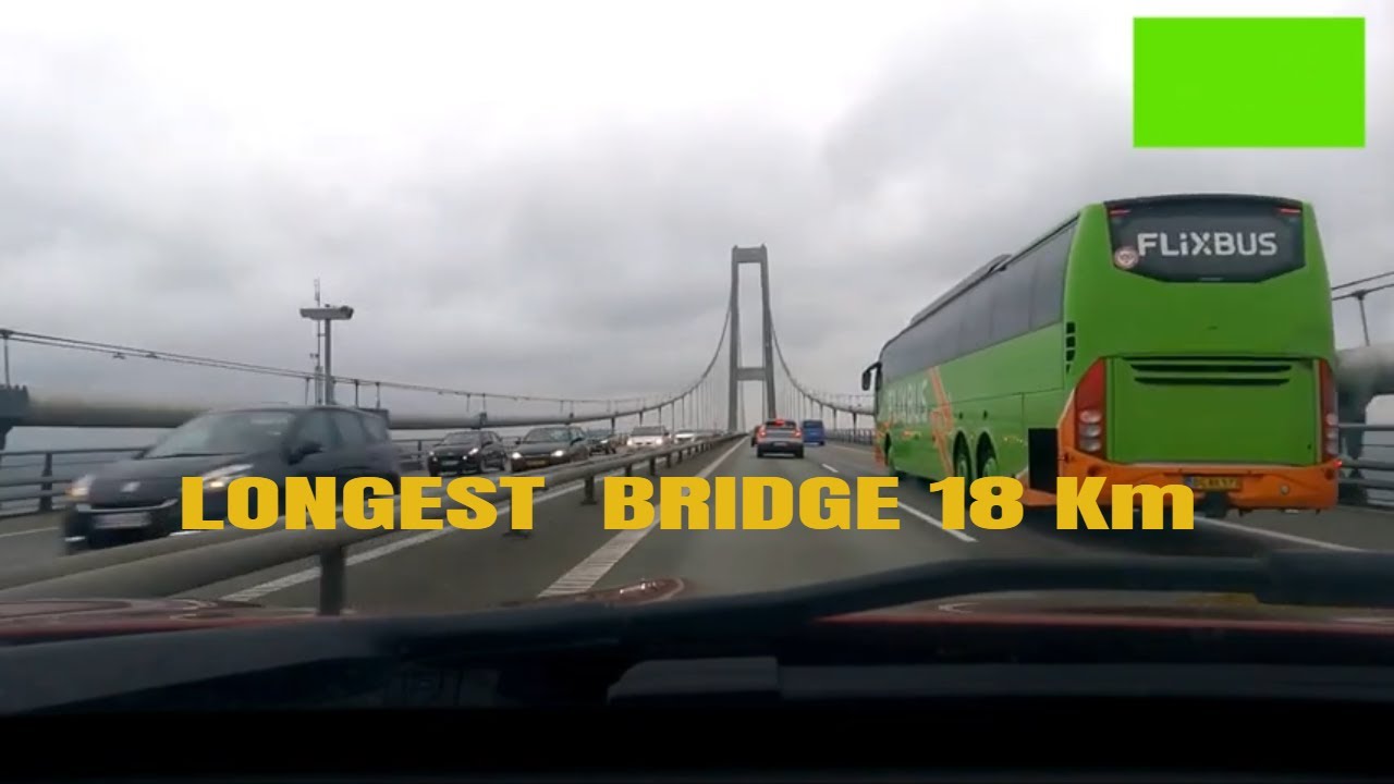 The Great Belt Bridge | DENMARK | one of the largest bridges in the ...