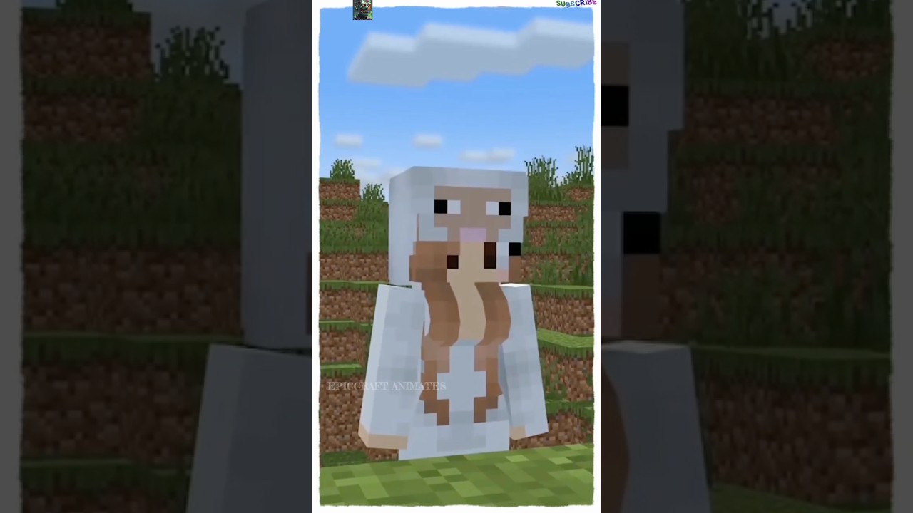 Minecraft Zombie Girl Falling - minecraft animation #shorts - YouTube