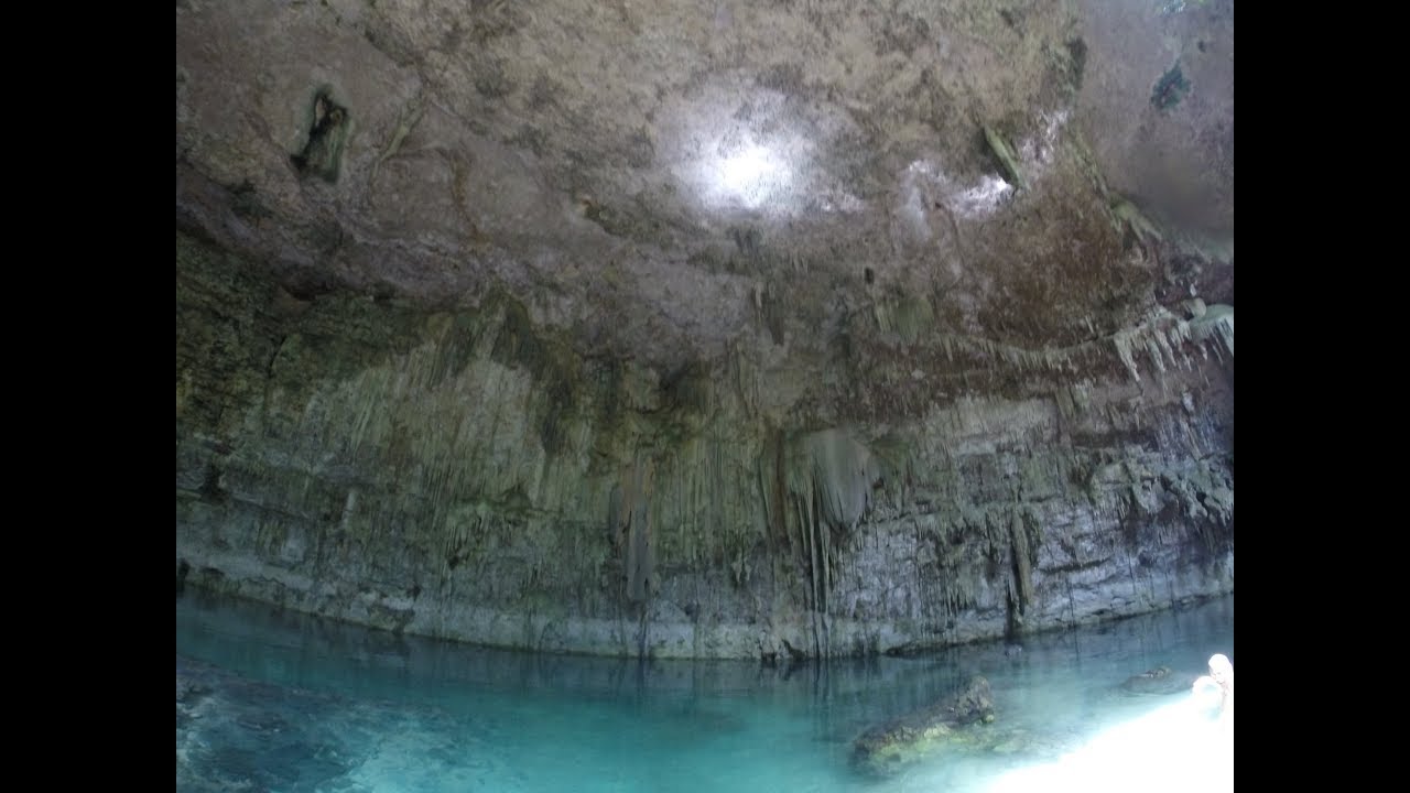 Cenote Sac-Aua Valladolid Yucatan - YouTube