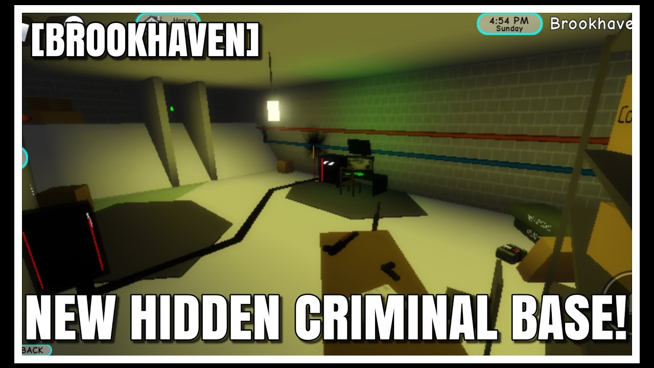 Brookhaven New Secret Criminal Base! - YouTube