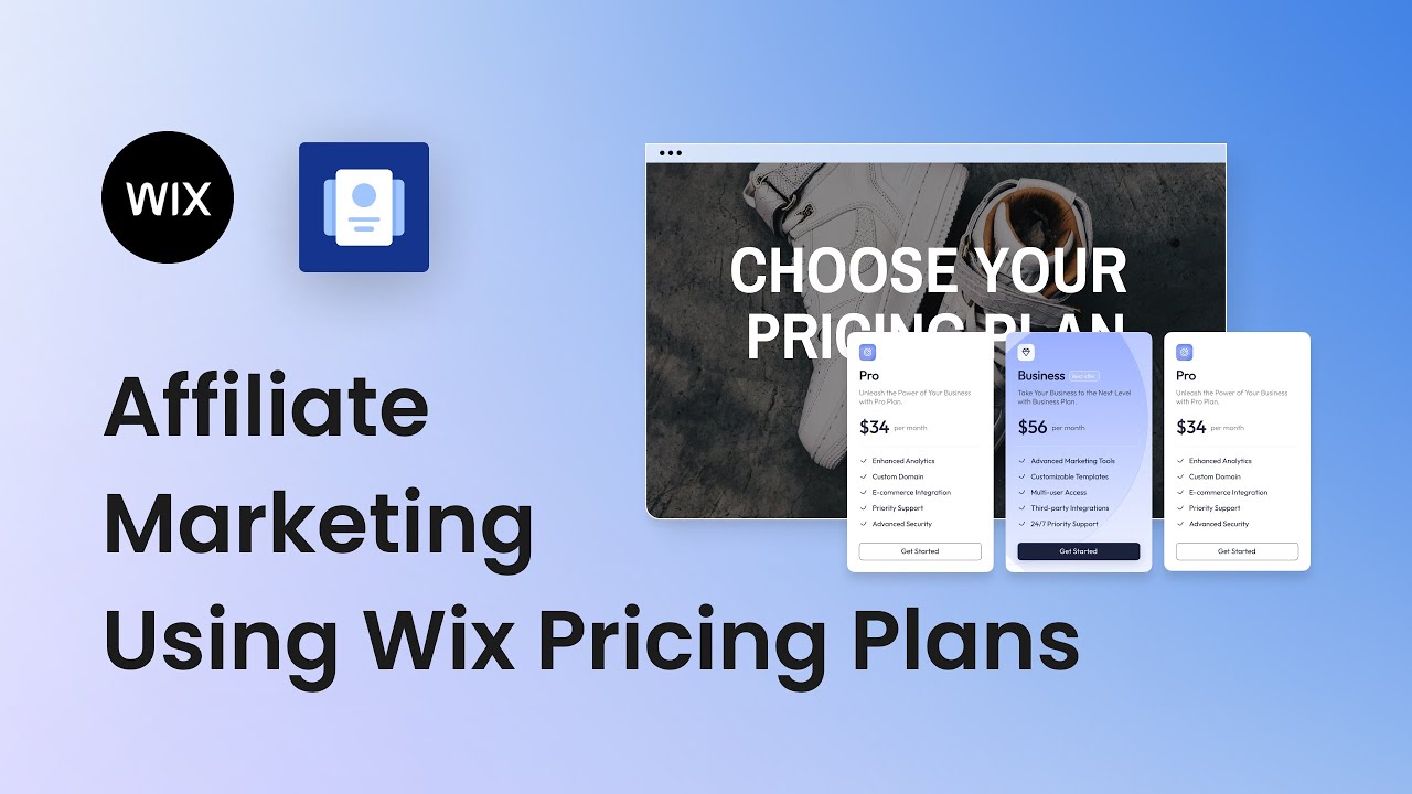 How to create an Affiliate Marketing Program for Wix Pricing Plans - YouTube