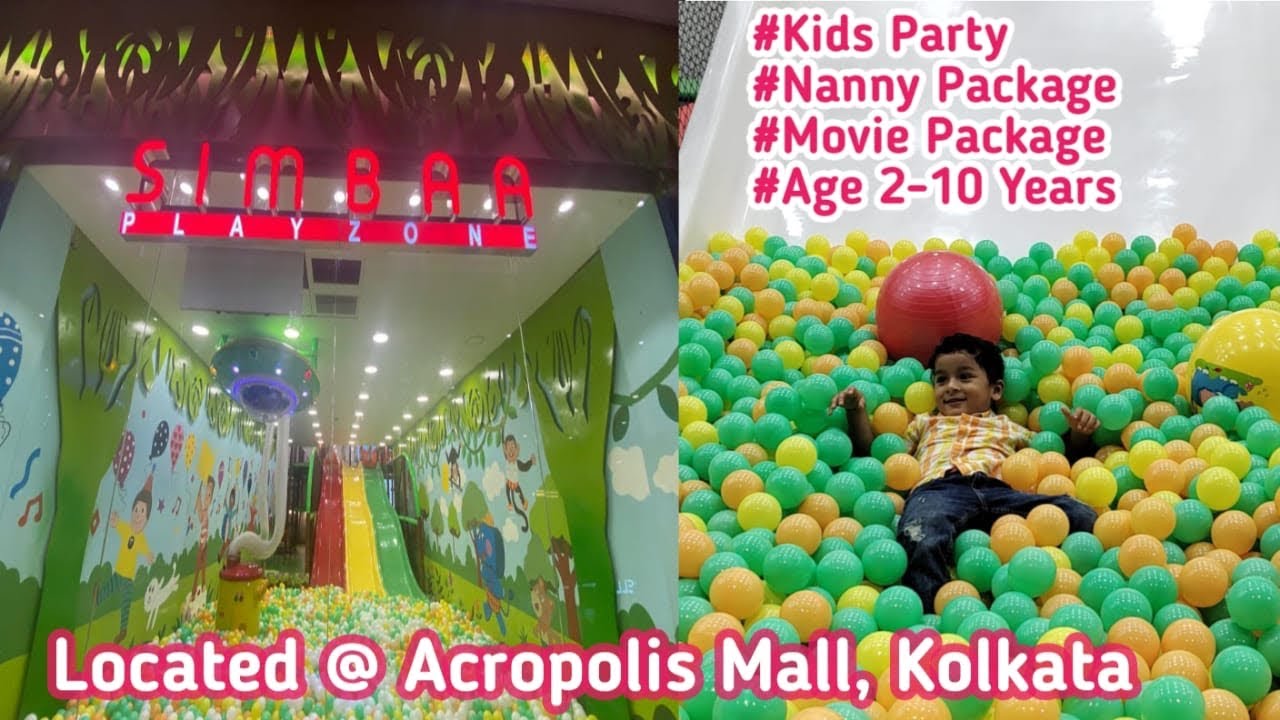 Simbaa play zone for 2 to 10 years old kids |@Acropolismall | Kolkata #simbaaplayzone - YouTube