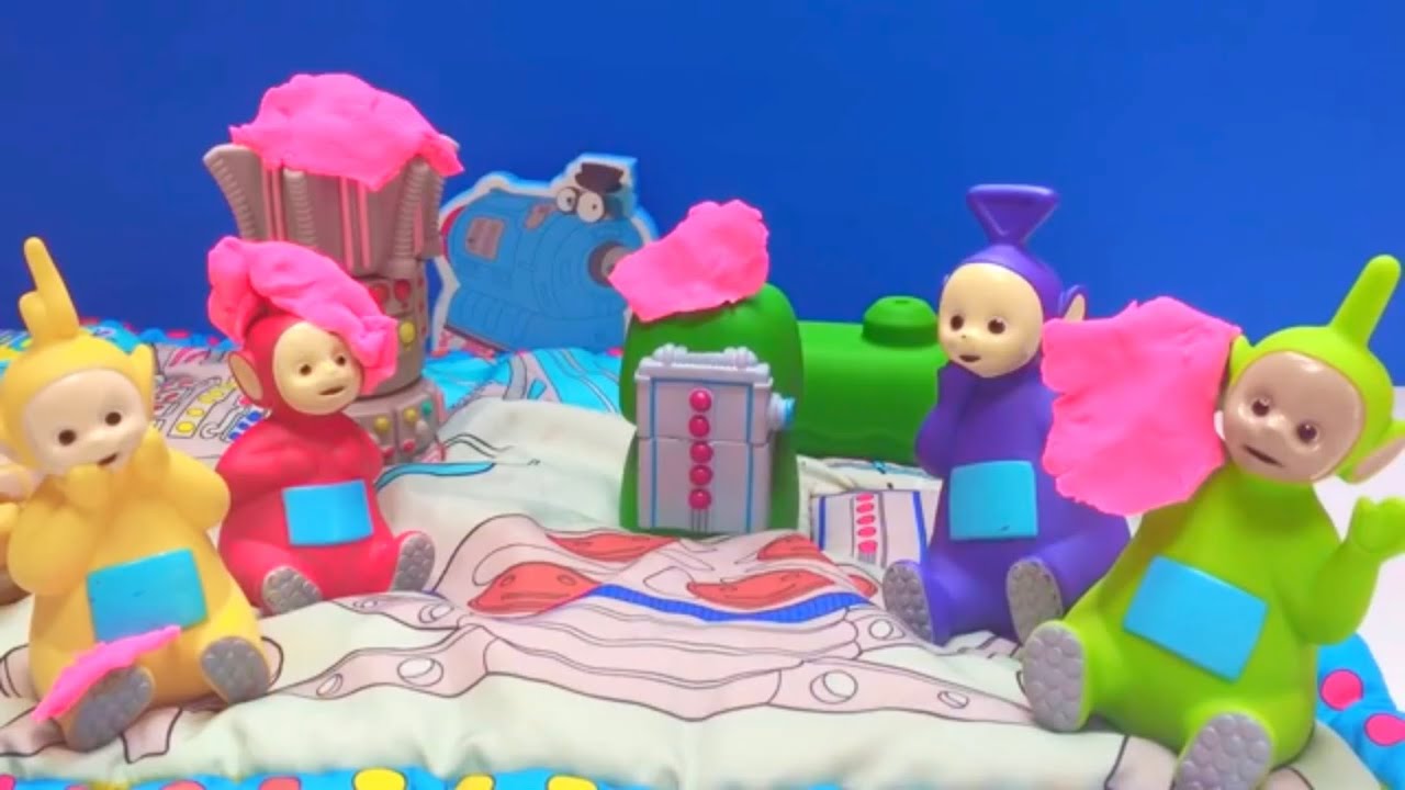 Fun with Soft Dough Toys Compilation TELETUBBIES and Dinosaurs! - YouTube