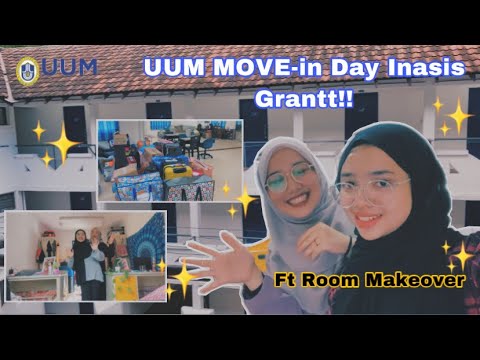 UUM MOVE-in day | Room Makeover 😍 - YouTube