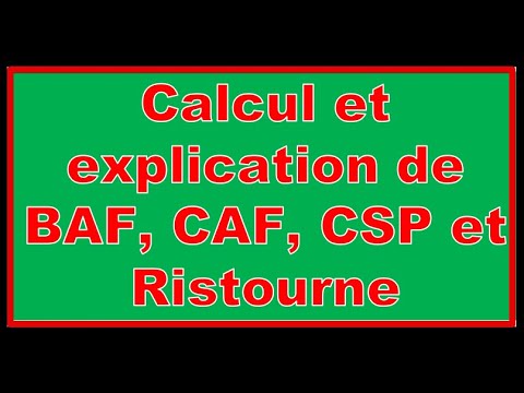 Calcul et explication des surcharges conjoncturelles (BAF, CAF, CSP et Ristourne) - YouTube