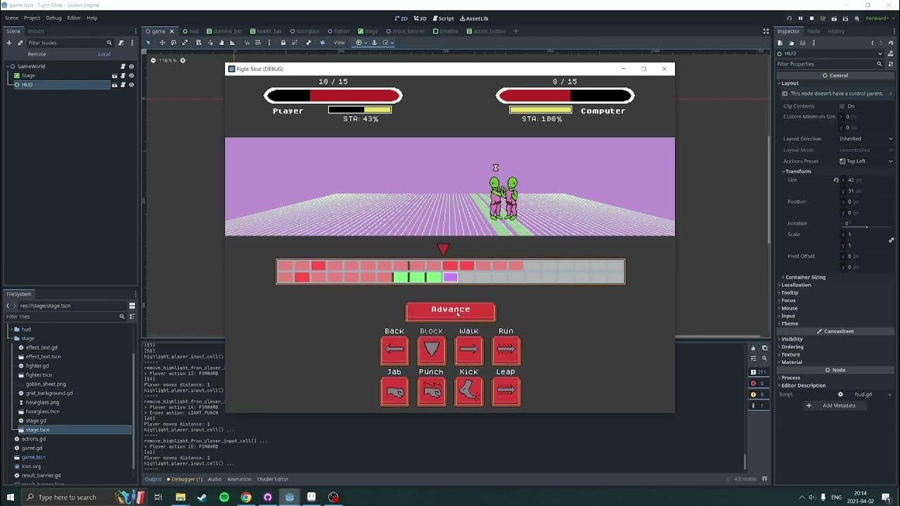 Devlog: turn-based fighting game - YouTube