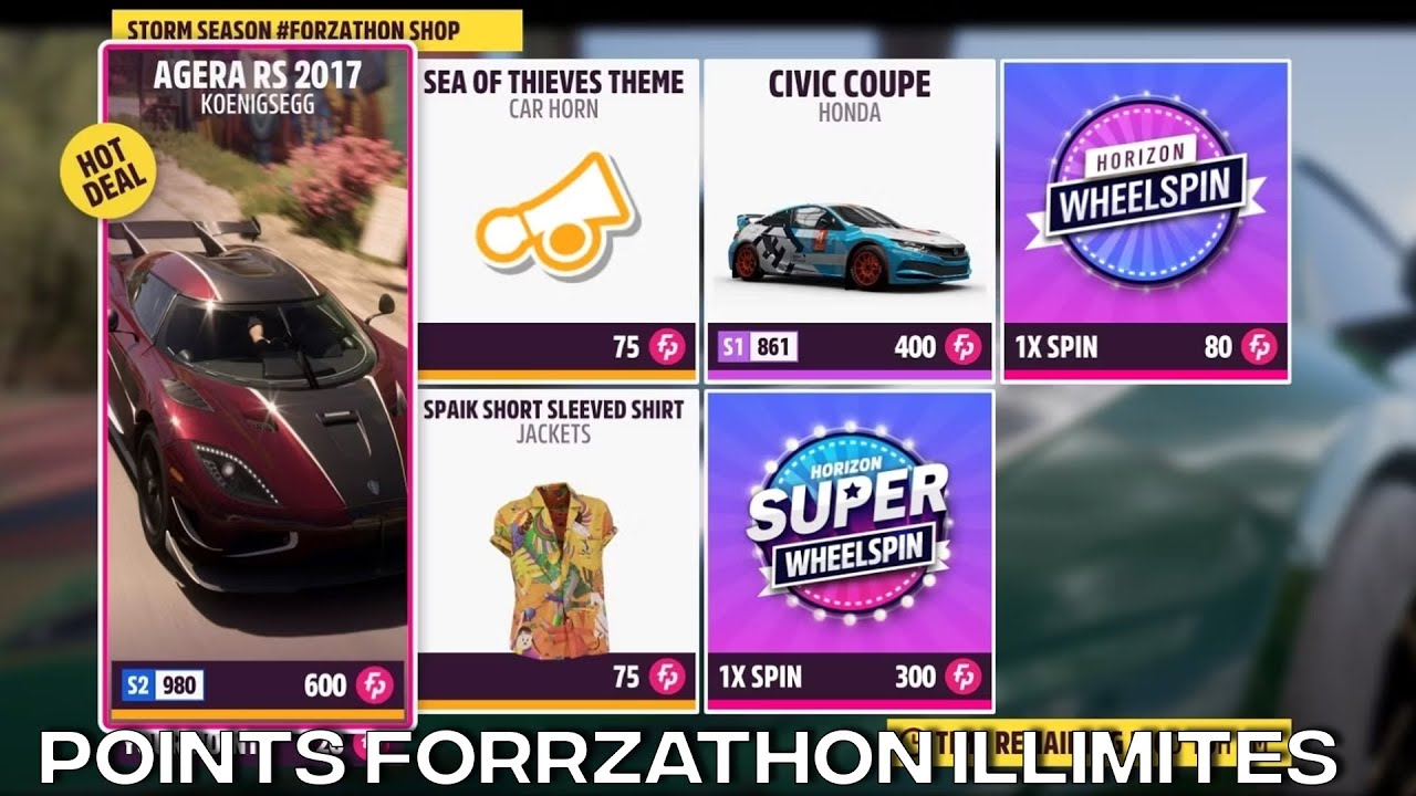 [TUTO] AVOIR DES POINTS FORZATHON EN ILLIMITÉ SUR FORZA HORIZON 5 (2023 ...