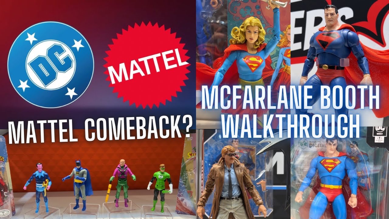DC TOY FAIR 2025 NEWS | Mattel x DC Thoughts & New York Toy Fair ...