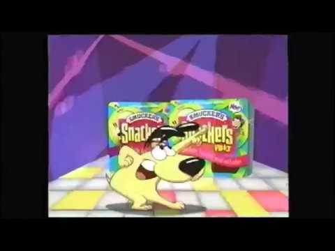 Smuckers Snackers Ad- A Whole New Way to PB&J (1999) - YouTube