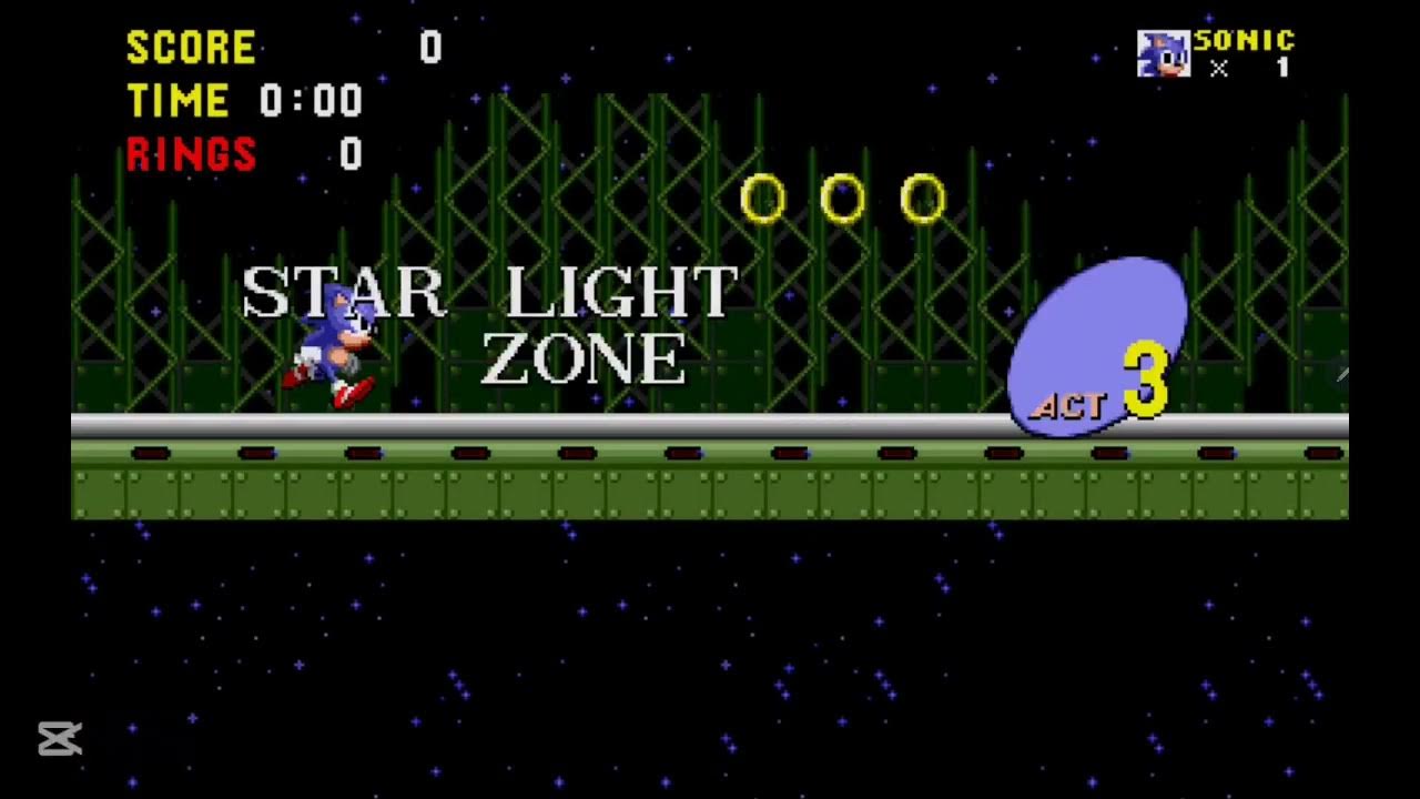 SONIC THE HEDGEHOG (1991) STAR LIGHT ZONE - Effioterdx - YouTube